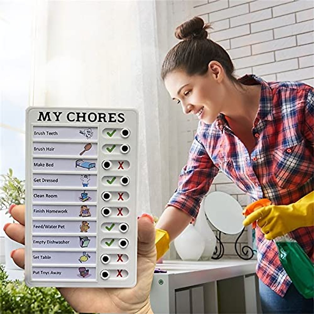 Wociaosmd Board Do Notepad Check Camping(My Daily Chores) Memo Desk List To For Home Tools