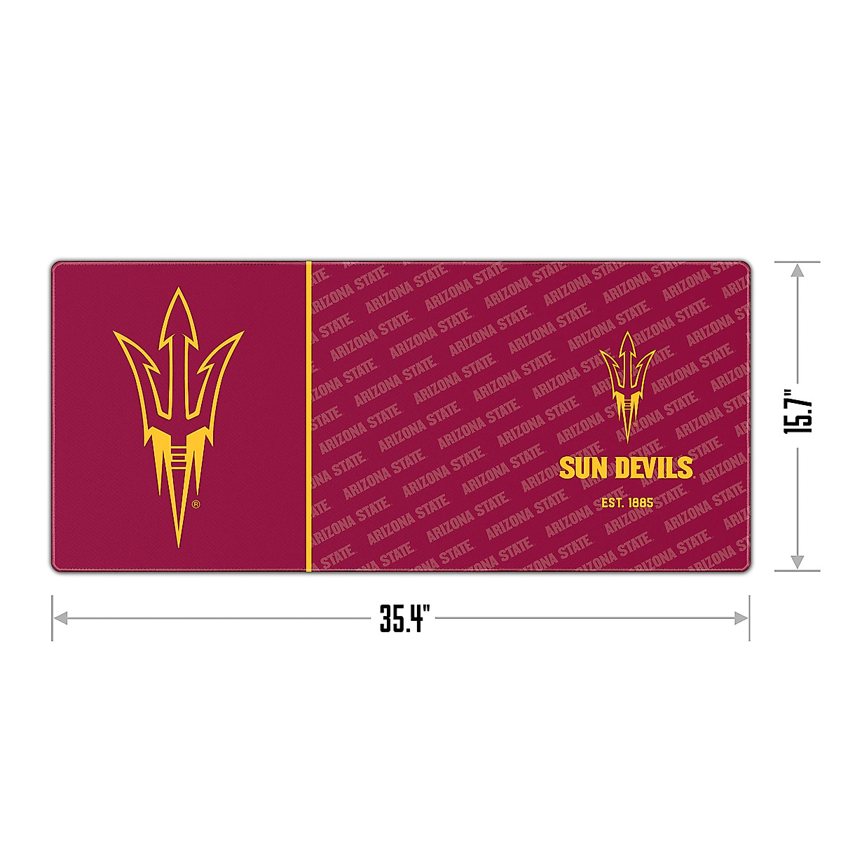 YouTheFan NCAA Arizona State Sun Devils Logo Series Desk Pad