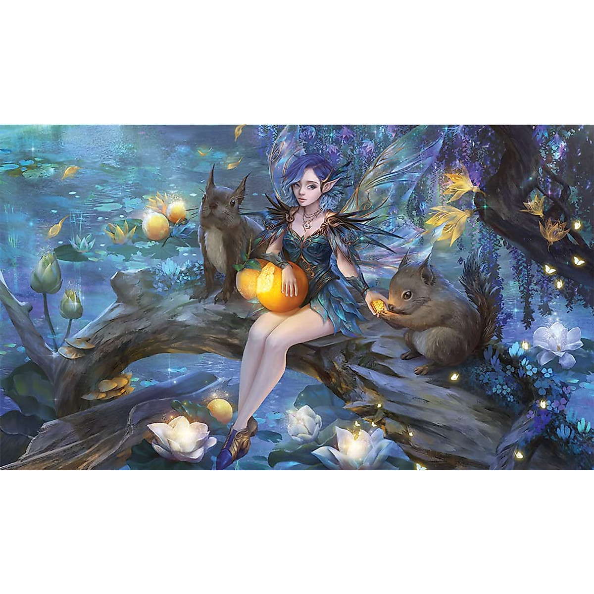 Fantasy North Yuma Velric - Renegade Fairy - TCG Playmat and Mouse Pad - 24 x 14 inches