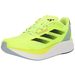 adidas Men's Duramo Speed Sneaker, Lucid Lemon/Core Black/Wonder Blue, 7