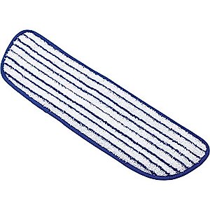 Rubbermaid Commercial Products Pulse Mop Frame Finish Pad, 18-Inch, Blue, Reusable Head for Floor Cleaning in Home/Bathroom/Office/School/Lobby