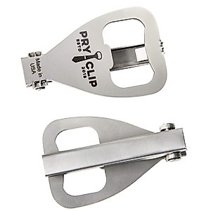 Pryclip Tie Clip Bottle Opener - Polished Stainless Steel Tie Clip with Gift Bag