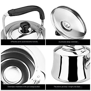 Tea Kettle Stovetop Whistling Tea Kettle Whistling Tea Kettle Stainless Steel Whistling Teapot Water Kettle Stovetop Whistling Tea Pot Stove Top Kettle Tea Kettle for Stove Top