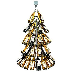 53" Tall Wine Bottle Christmas Tree Rack - Holds 60 Bottles