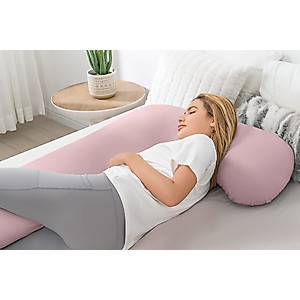 INSEN Pregnancy Pillow for Sleeping,Maternity Body Pillow for Pregnancy Women,Pregnancy Support Pillow for Back, Hip Pain,Grey