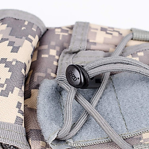 DYZD Plastic Cord Locks End Spring Stop Toggle Stoppers Multi-Colour (10PCS, Black)