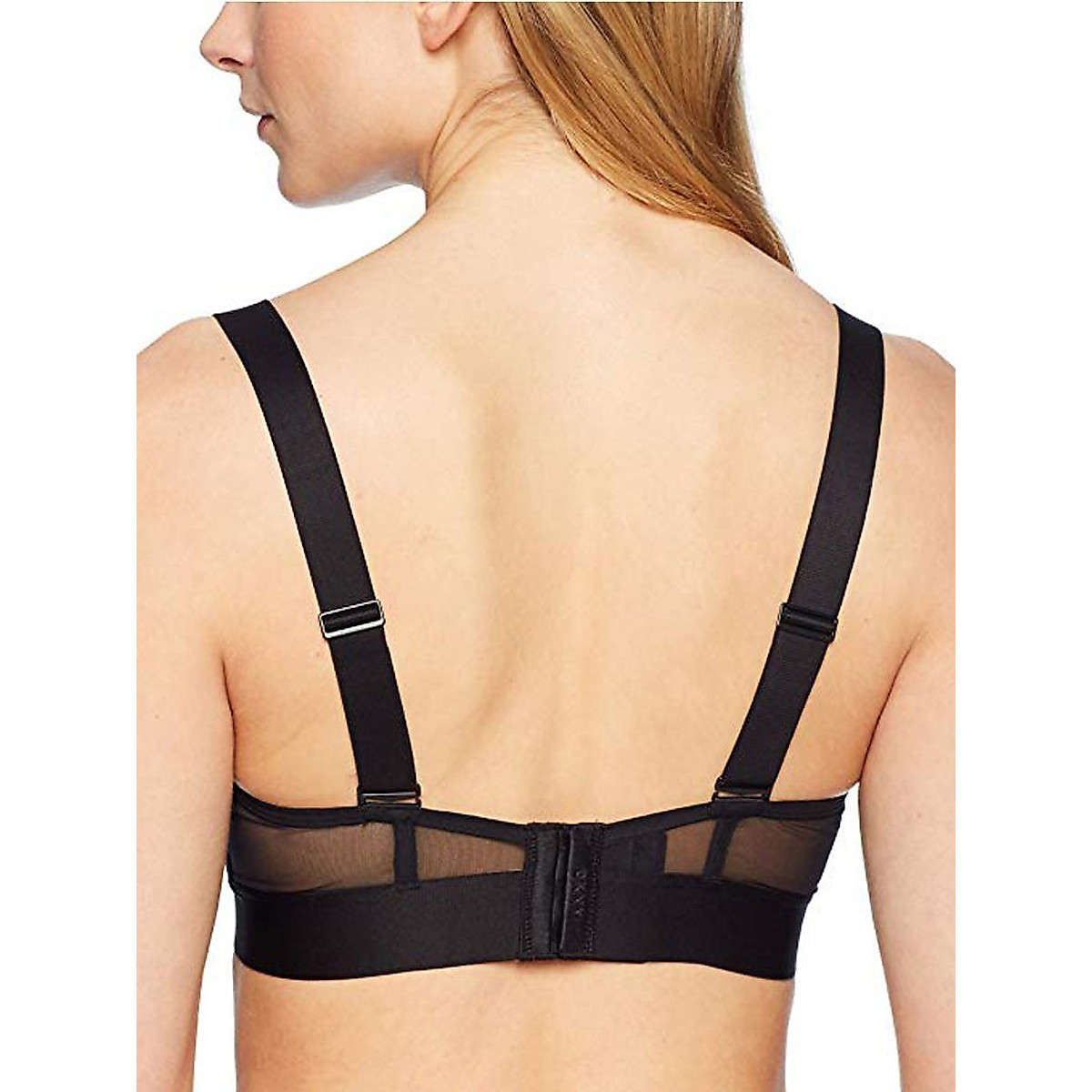 DKNY Women's Sheers Convertible Strapless Bra, Black, 36DD