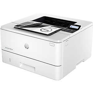 HP Laserjet Pro 4001dn Single-Function Monochrome Laser Printer, White - Print only - Mobile Printing, 42 ppm, 1200 x 1200 dpi, Auto 2-Sided Printing, 8.5 x 14, Ethernet, Hi-Speed USB