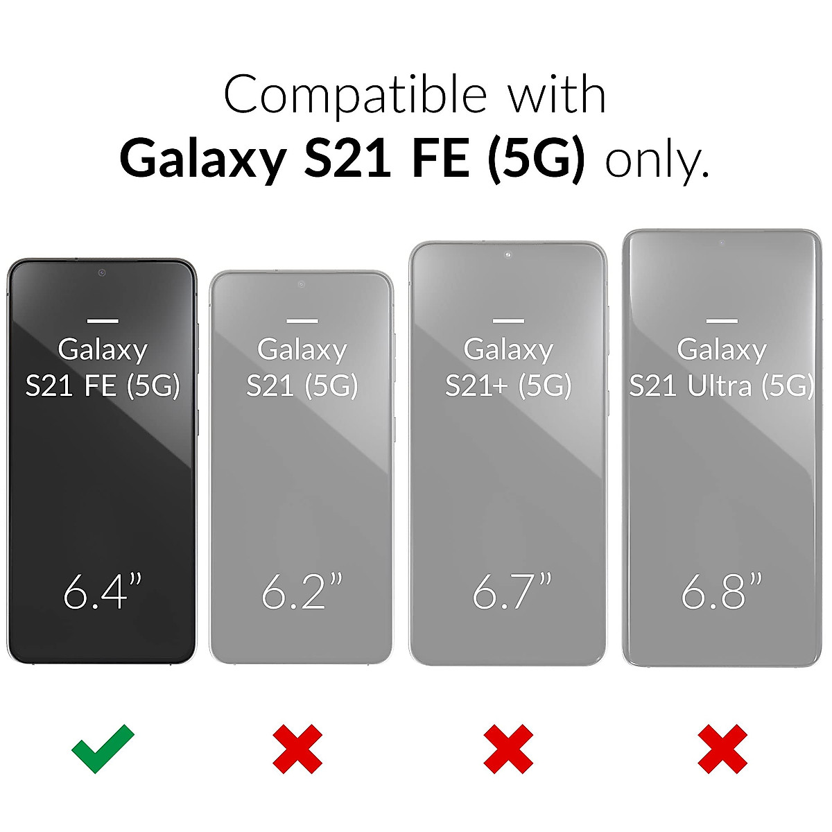 Crave Dual Guard Navy Case for Galaxy S21 FE 5G - Shockproof & Drop Protection