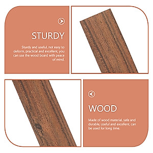 SEWOART 6 Pcs Replacement Wood Planks Textured Wooden Boards for Garden Bench and Furniture Projects Ideal for Crafting and Repairing Outdoor Seating