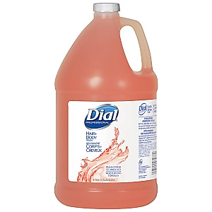 Dial Professional Hair Shampoo + Body Wash, 1 Gallon, 128 Fl Oz