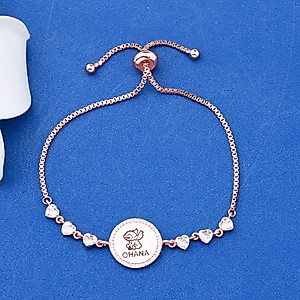 FAADBUK Funny Oh❀na Fans Bracelet Movie Inspired Gifts Oh❀na Jewelry Hawaiian Trip Adjustable Bracelet (C-RG)