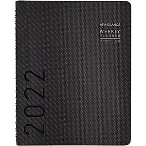 2022 Weekly & Monthly Planner by AT-A-GLANCE, 8-1/4" x 11", Large, Contemporary, Graphite (70950X45)