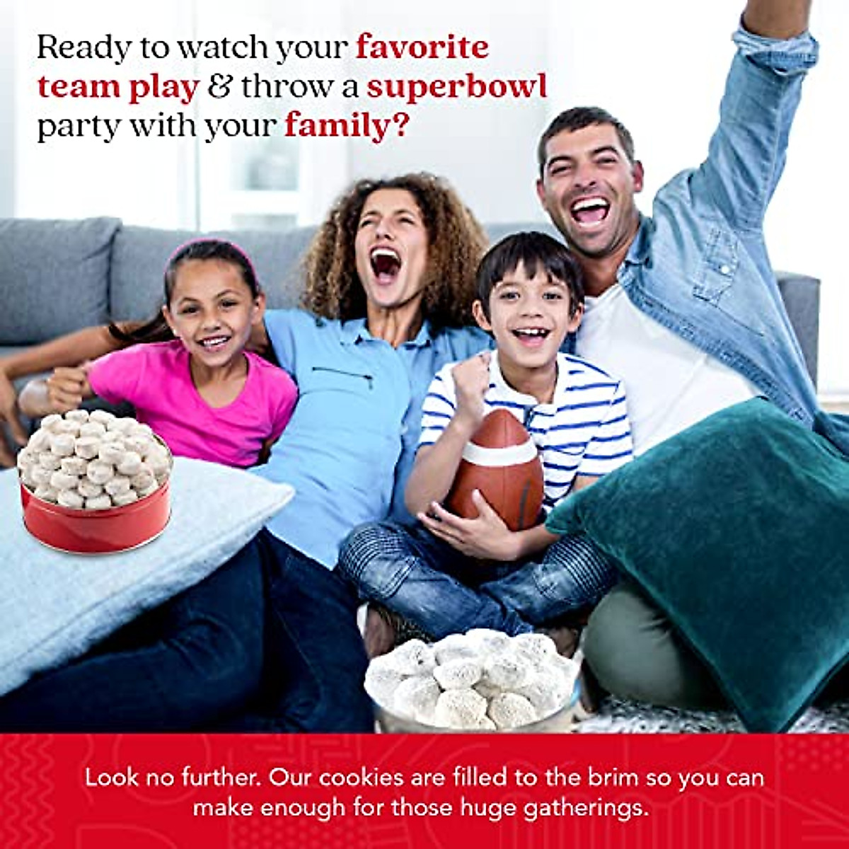 David's Cookies Gourmet Butter Pecan Meltaway with Crunchy Pecans and Powdered Sugar, All-Natural Ingredients, Kosher, Ideal Present for Special Occasions, 32 Fl Oz, Pack of 2