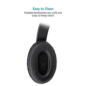 Cyber Acoustics Lightweight 3.5mm Headphones - Great for use with Cell Phones, Tablets, Laptops, PCs, Macs (ACM-4004)