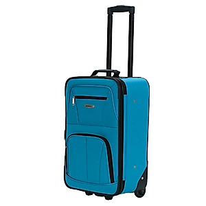 Rockland Fashion Softside Upright Luggage Set, Turquoise, 2-Piece (14/19)
