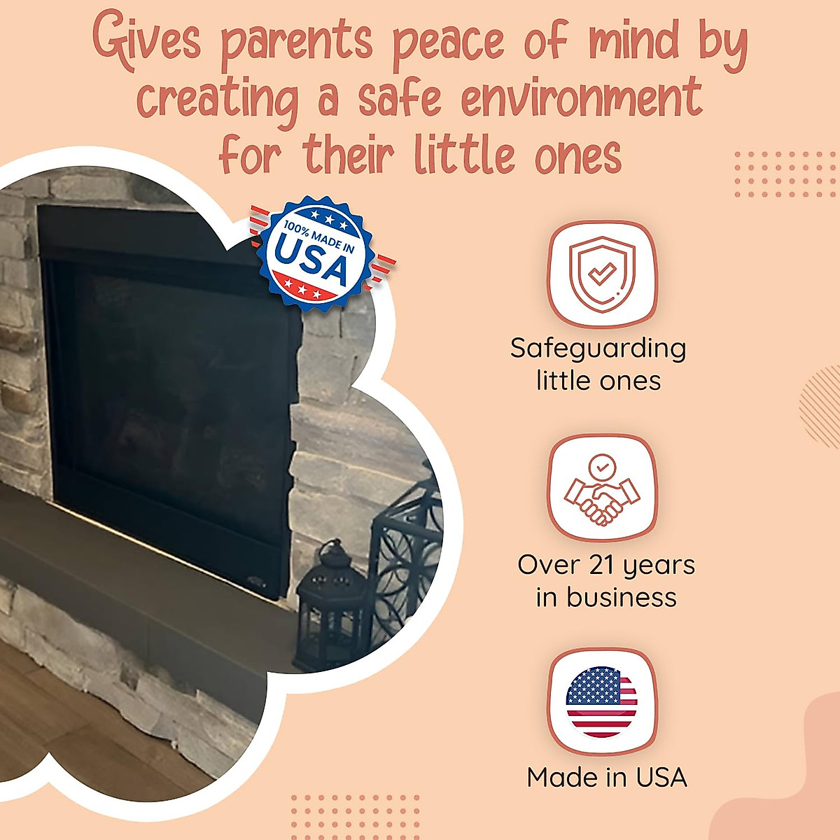 Baby Safety Foam Soft Seat Edge Cushion Fireplace Hearth Guard Bumper Pad Child Proof Padding (Large, Gray-fits Width from-81-104")