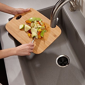 InSinkErator Garbage Disposal, Evolution Cover Control Plus, Quiet Series, 3/4 HP Batch Feed, Gray