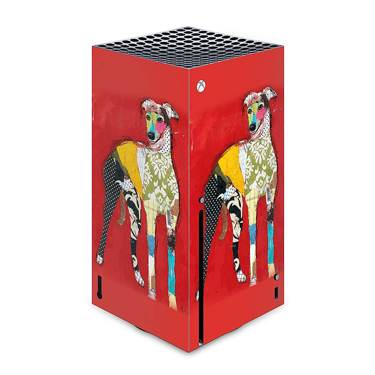 Head Case Designs Officially Licensed Michel Keck Greyhound Art Mix Vinyl Sticker Gaming Skin Case Cover Compatible with Xbox Series X Console