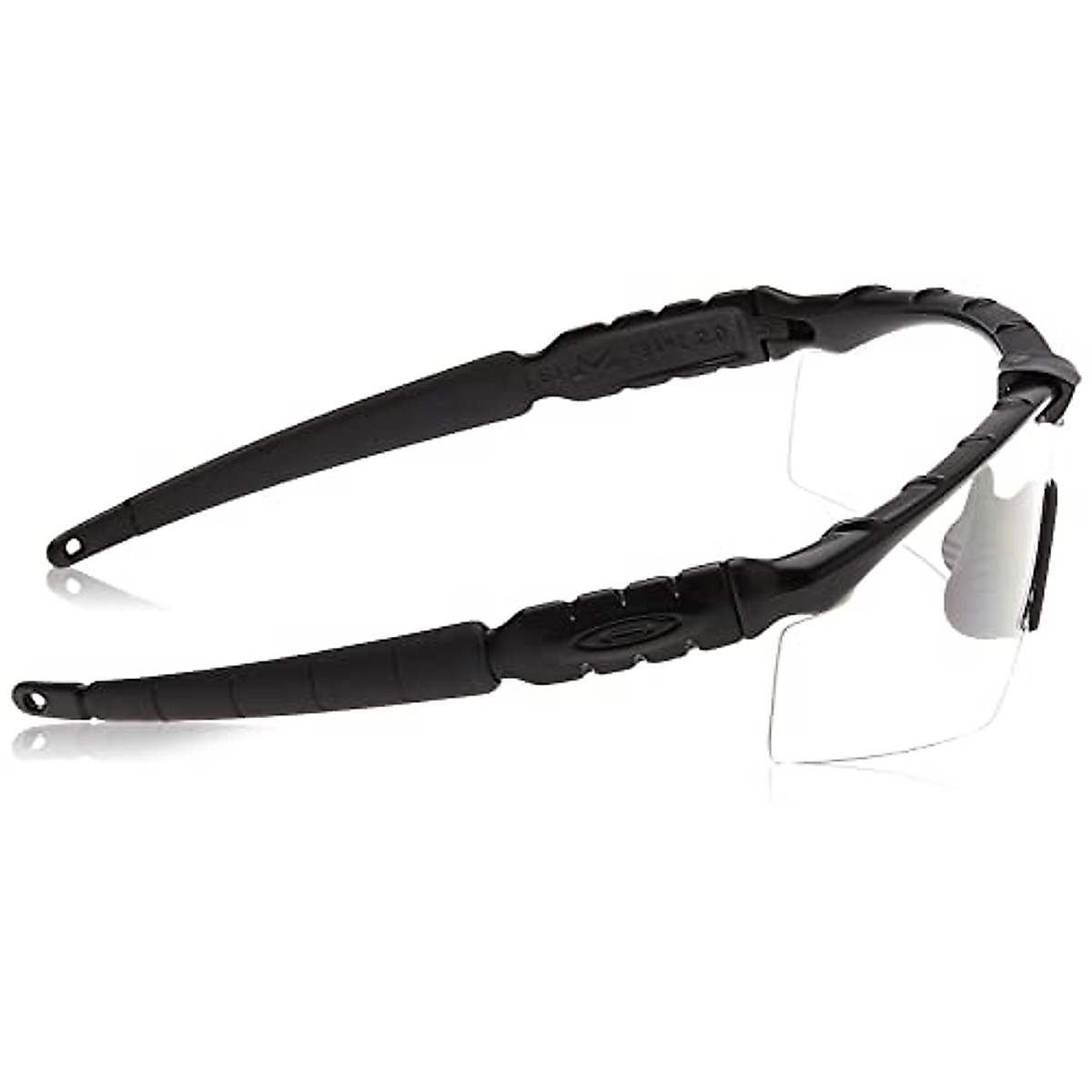 Oakley SI Men's OO9213 M Frame 2.0 Industrial Rectangular Sunglasses, Matte Black/Clear, 32 mm