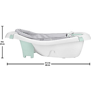 Fisher-Price 4-in-1 Sling 'n Seat Tub – Pacific Pebble, convertible baby to toddler bath tub with support and seat