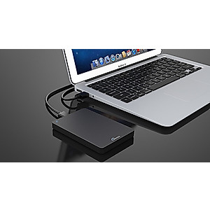 Sonnics 320GB Dark Grey External Portable Hard Drive USB 3.0 Super Fast Transfer Speed for use with Windows PC, Apple Mac, Smart tv, Xbox ONE & PS4