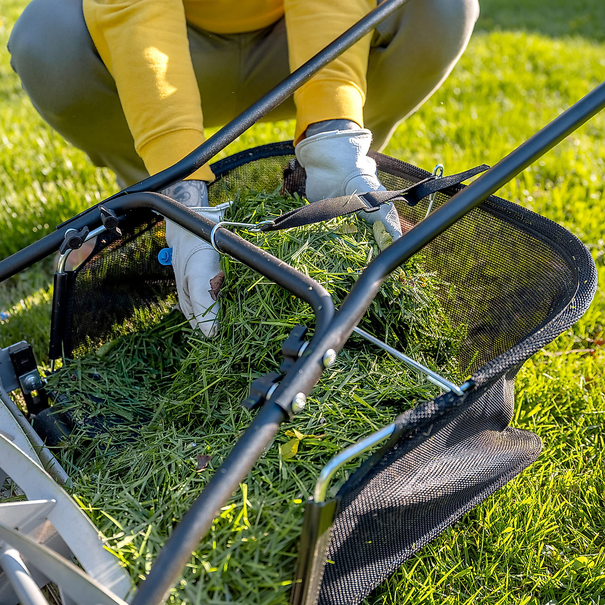 American Lawn Mower Company GC91820 18-Inch/20-Inch Reel Lawn Mower Grass Catcher, Black