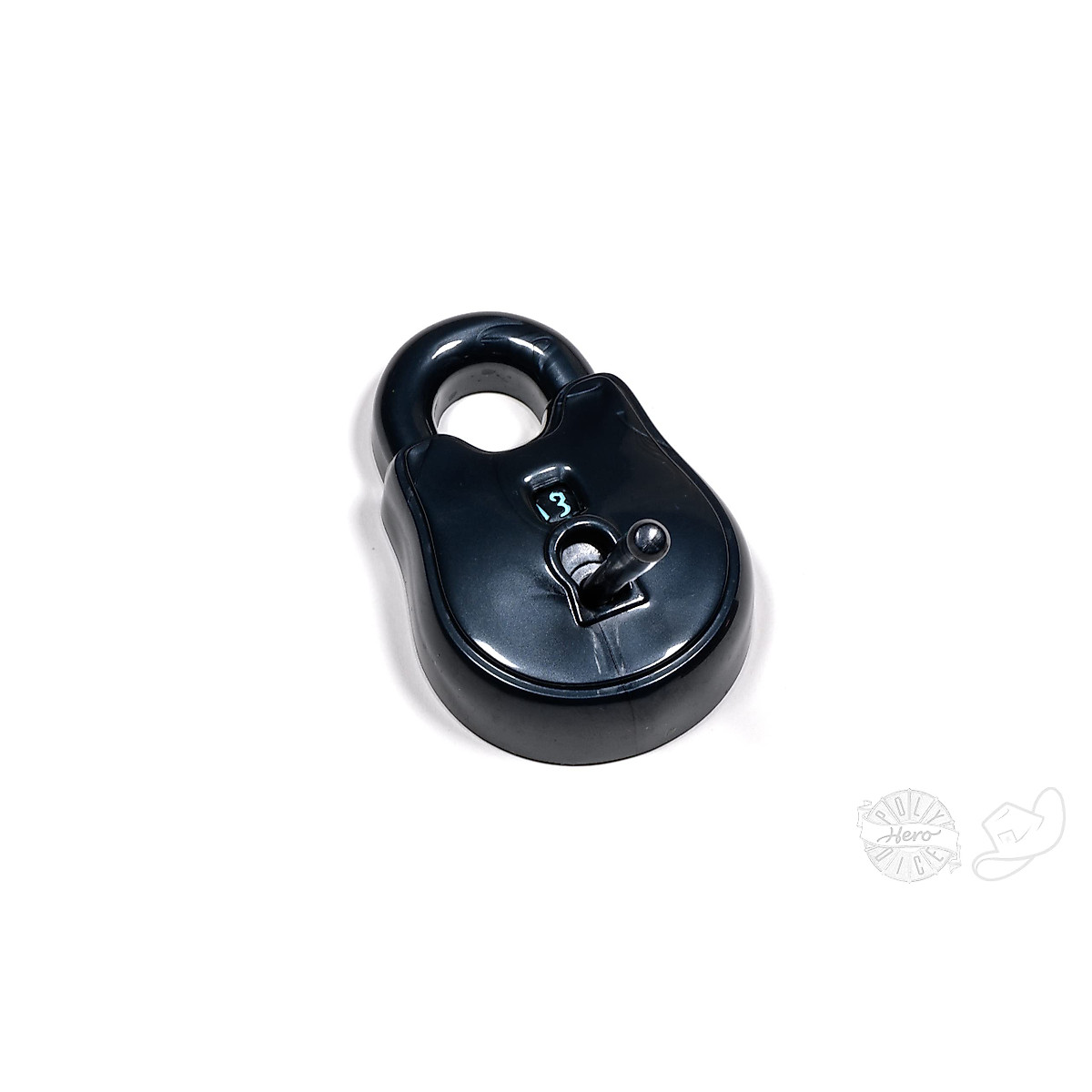 PolyHero Dice: Rogue: d20 Lock & Pick Set: Cold Iron