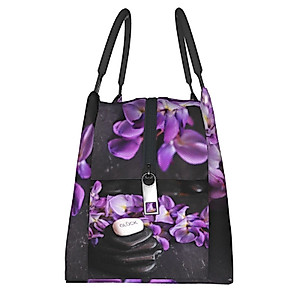 Stones pebbles relaxation layered stacking stone tower Lunch bag picnic bag sundries bag shopping bag portable insulation bag kitchen family