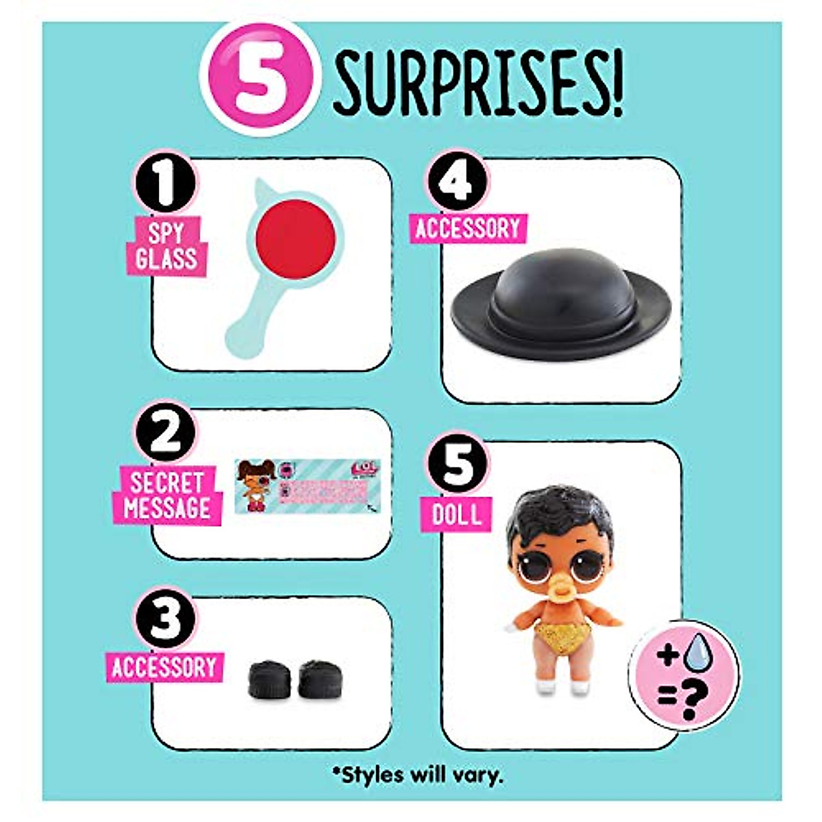 L.O.L. Surprise! Lil Sisters-Eye Spy 2, Pink