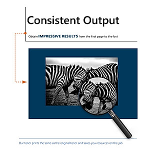 80X Black Toner Cartridge Compatible Toner Cartridge Replacement for HP 80X Toner Cartridge CF280X Used for Laser Pro 400 M401n, M401dn, M401dw, M401dne, M425dw, MFP M425dn Printer (New Chip, 1 Pack)