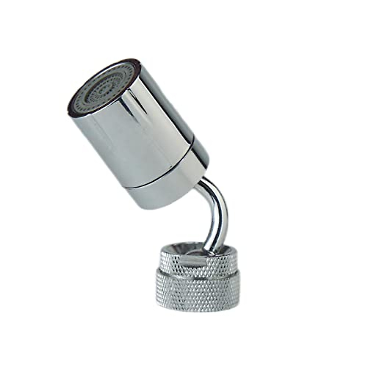 Wanhai Faucet Extender,720 Degree Swivel Sink Faucet Aerator, Large Rotate Angle Dual Function Suitable for Kitchens Bathroom Balconies,faucet sprayer attachment Facewash Eyewash, Chrome