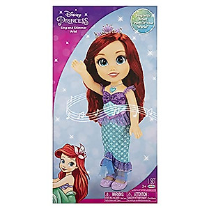 Disney Princess Ariel Doll Sing & Shimmer Toddler Doll, Sings Part of Your World [Amazon Exclusive]