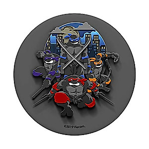Teenage Mutant Ninja Turtles Group Shot Dark Portrait PopSockets PopGrip: Swappable Grip for Phones & Tablets