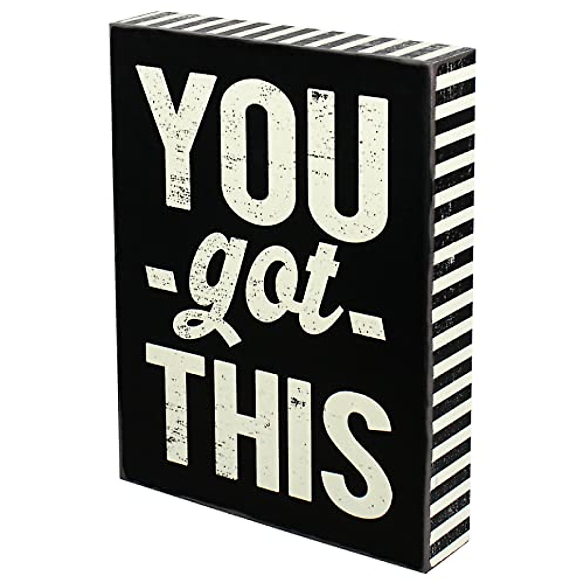 SANY DAYO HOME You Got This 6 x 8 inches Inspirational Wood Box Signs, Wall and Office Desk Decor for Women