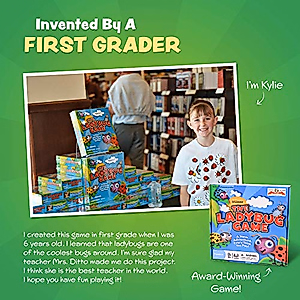 The Lady Bug Game - Award Winning, Kids Board Game – A Super Fun, Educational Game Your Kids Will Love. Easy to Play & Perfect For- Travel, Home, Parties, Gifts Stocking Stuffs