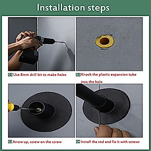 Shower Curtain Rail L Shaped Curved Shower Curtain Rod, For Bathtub, Closet, Doorway, 304 Stainless Steel, Including Fittings, Black (90-130cm/90-130cm)