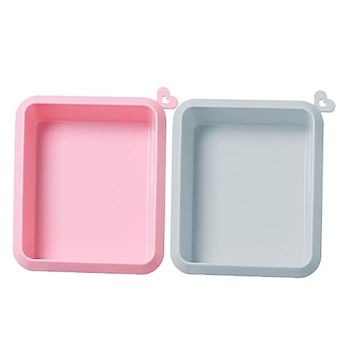 Hemoton 6 Pcs Cake Pan Charlotte Cake Pan Silicone Cookie Mold Clay Oven Cupcake Baking Mold Cheesecake Baking Pan Quick Release Bread Pan Silica Gel Cake Tins Doughnut Mold Baking Molds