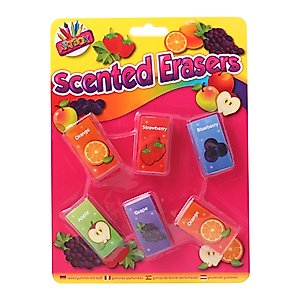 Art Box - Pack Of 6 Scented Erasers
