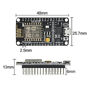 JacobsParts NodeMCU Lua ESP8266 ESP-12F CP2102 WiFi Development Board