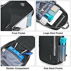 G4Free 16L Lightweight Hiking Daypack Packable Small Backpack Water Resistant Shoulder Bag for Travel Outdoor Men Women