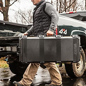 Vault by Pelican - V700 Multi-Purpose Hard Case with Foam - Tripod, Equipment, Electronics Gear, Instrument, and More (Black)