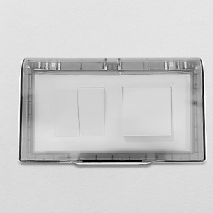 Outlet Safety Covers Outlet Cover safety outlet cover box socket cover box plastic outlet covers Proofing: Box Clear Wall Protector