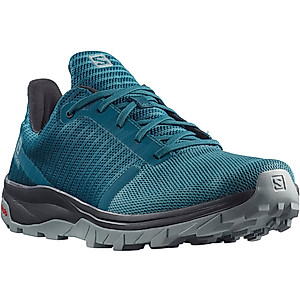 Salomon Outbound Prism Gore-TEX Hiking Shoes for Men Climbing, Legion Blue/Mallard Blue/Monument, 10.5