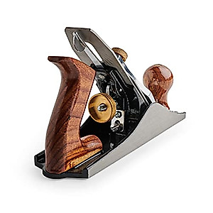 EXXO | No.4 Jack Bench Hand Plane | 9 Inch Plane - 2 Inch Cutter | Adjustable Edge and Hand Planer | Wood Smoothing, (5360)
