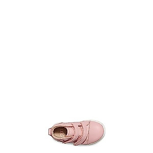 UGG Unisex-Child Rennon Ii Gel Hearts Sneaker, Pink, 2 Little Kid