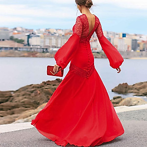 Dasein Women Evening Bags Formal Clutch Purses for Wedding Party Prom Handbags with Shoulder Strap and Glitter Flap (Red)