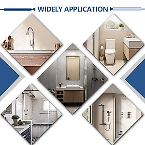 2-Pack GUOFIS Angle Stop Valve with Multi-Turn,1/2-Inch Nominal (5/8" OD) Compression x 3/8-Inch OD Compression Water Shut-off Valves(LF Brass Chrome Plate)