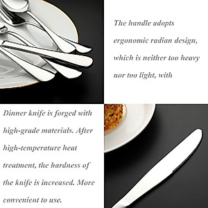 Silverware Set, 20-Piece Stainless Steel Flatware Cutlery Set Service for 4, Include Knife/Fork/Spoon, Mirror Polished and Dishwasher Safe