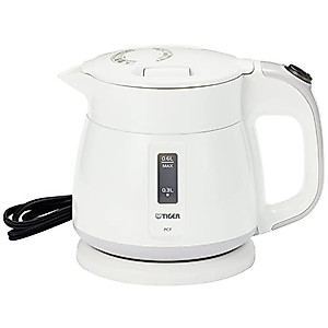 Tiger Electric Kettle 600ml White Wakuko PCF-G060-W Tiger